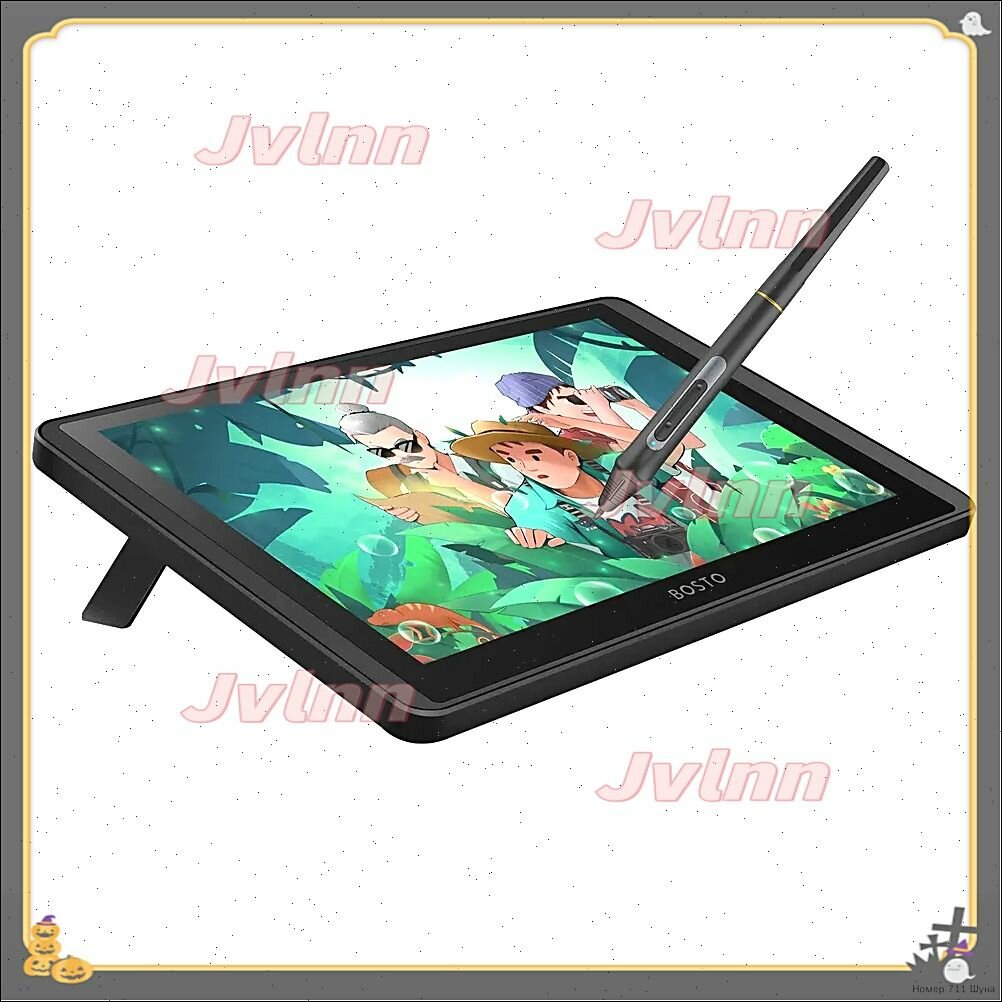 BOSTO 12HD-A H-IPS ЖК-графический графический планшет для рисования Монитор