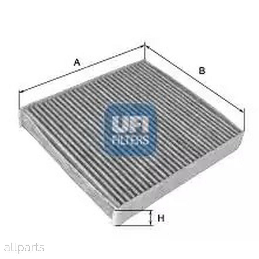 UFI 54.233.00 Фильтр салона [угольный]