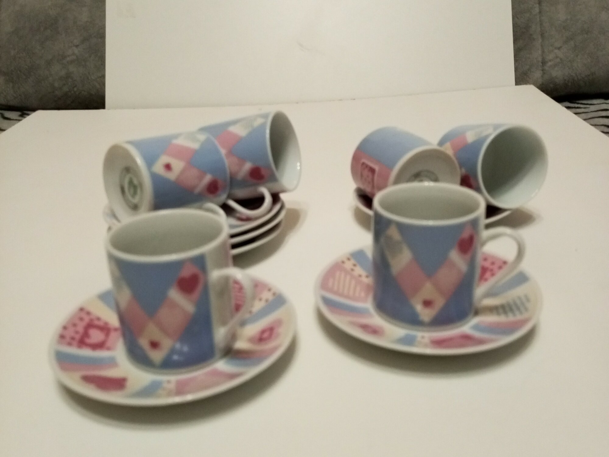 Сервиз кофейный ENS, фарфор, 6 персон