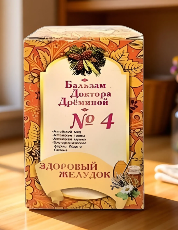 Бальзам Доктора Дреминой №4 Здоровый желудок, 150 Мл Кедровый мир