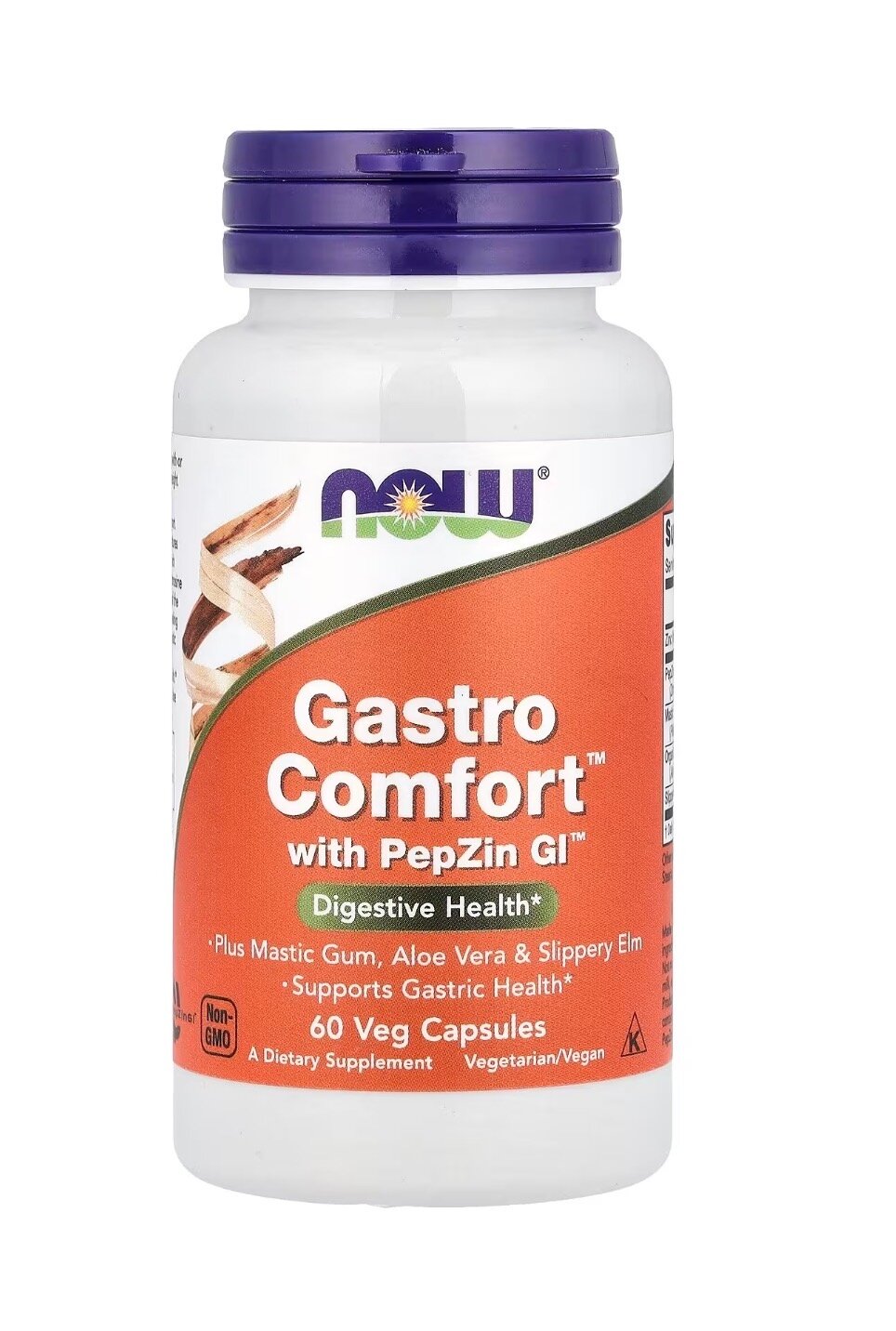 Now foods Gastro Comfort для пищеварения и желудка с PepZin GI