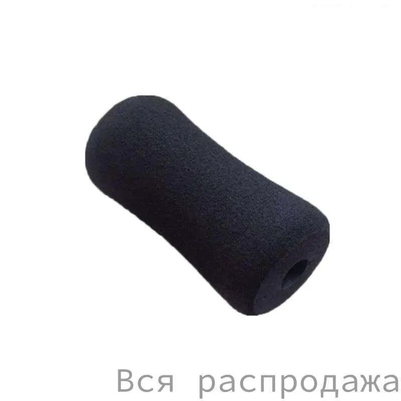 Валик для тренажера губчатая трубка-рукав 4 шт для голеностопа длина 135 мм неопрен черный — фото 1