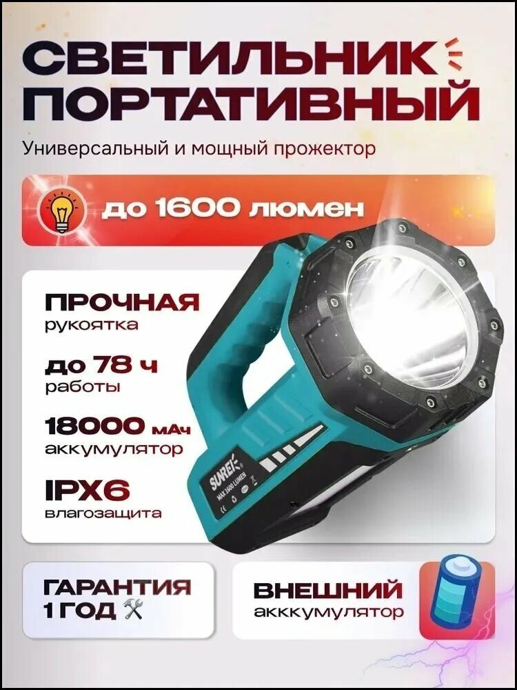 Фонарь-прожектор