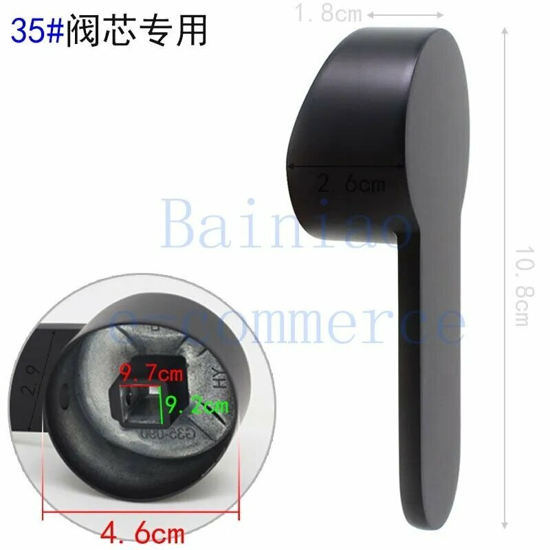 Ручки для смесителя из цинкового сплава, кухонной и ванной арматуры, модели 35/40 мм