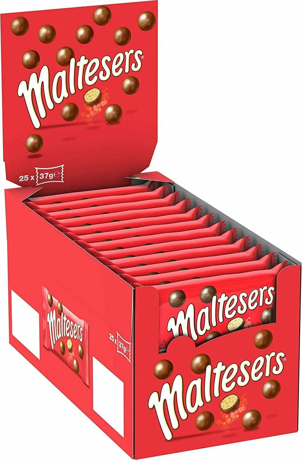 Шоколадные шарики Maltesers / Мальтизерс, 25 шт. по 37 гр. (Великобритания)