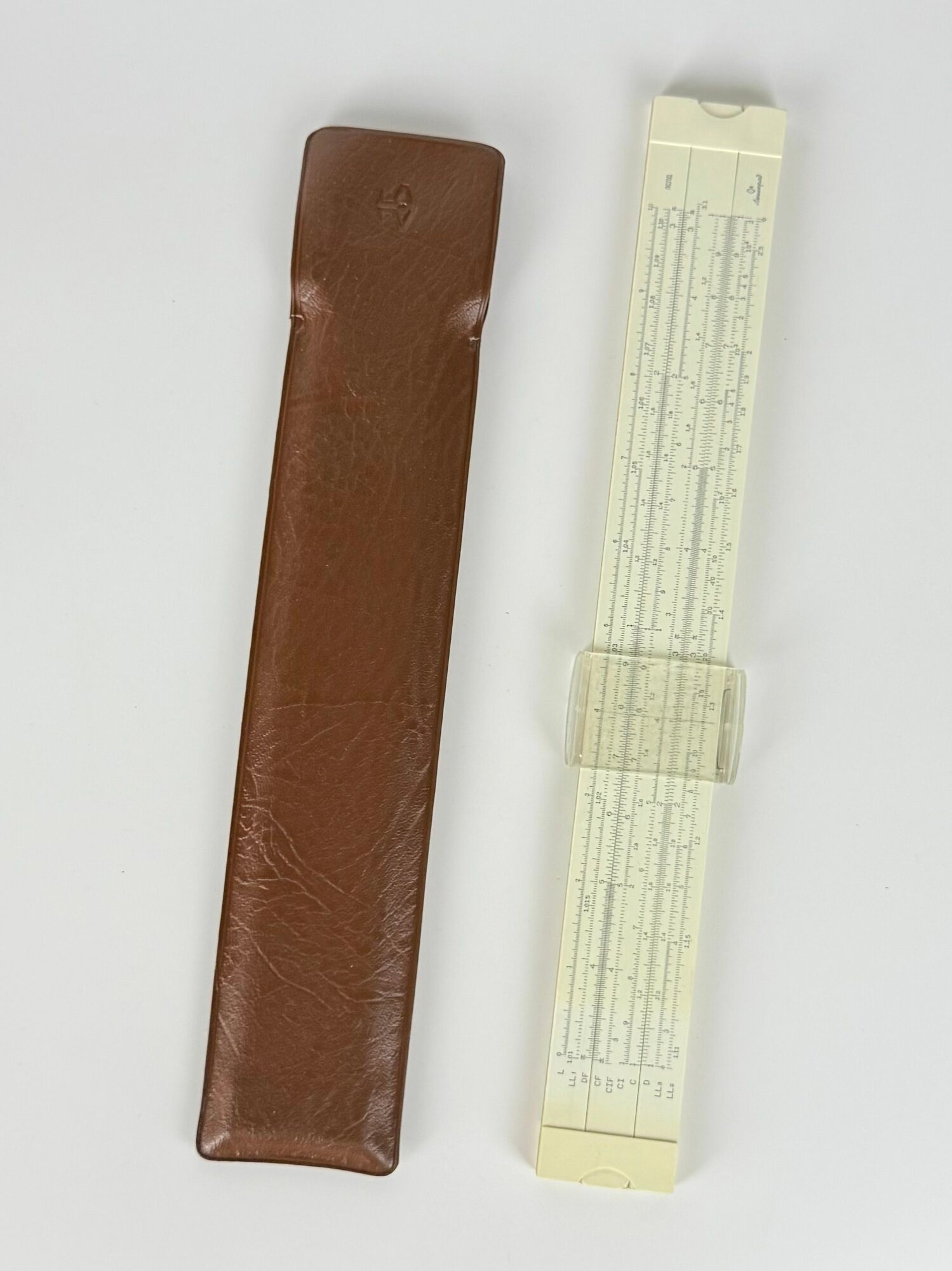 Винтажная логарифмическая линейка СССР 1974 год Ленинград ГОСТ 5161-72