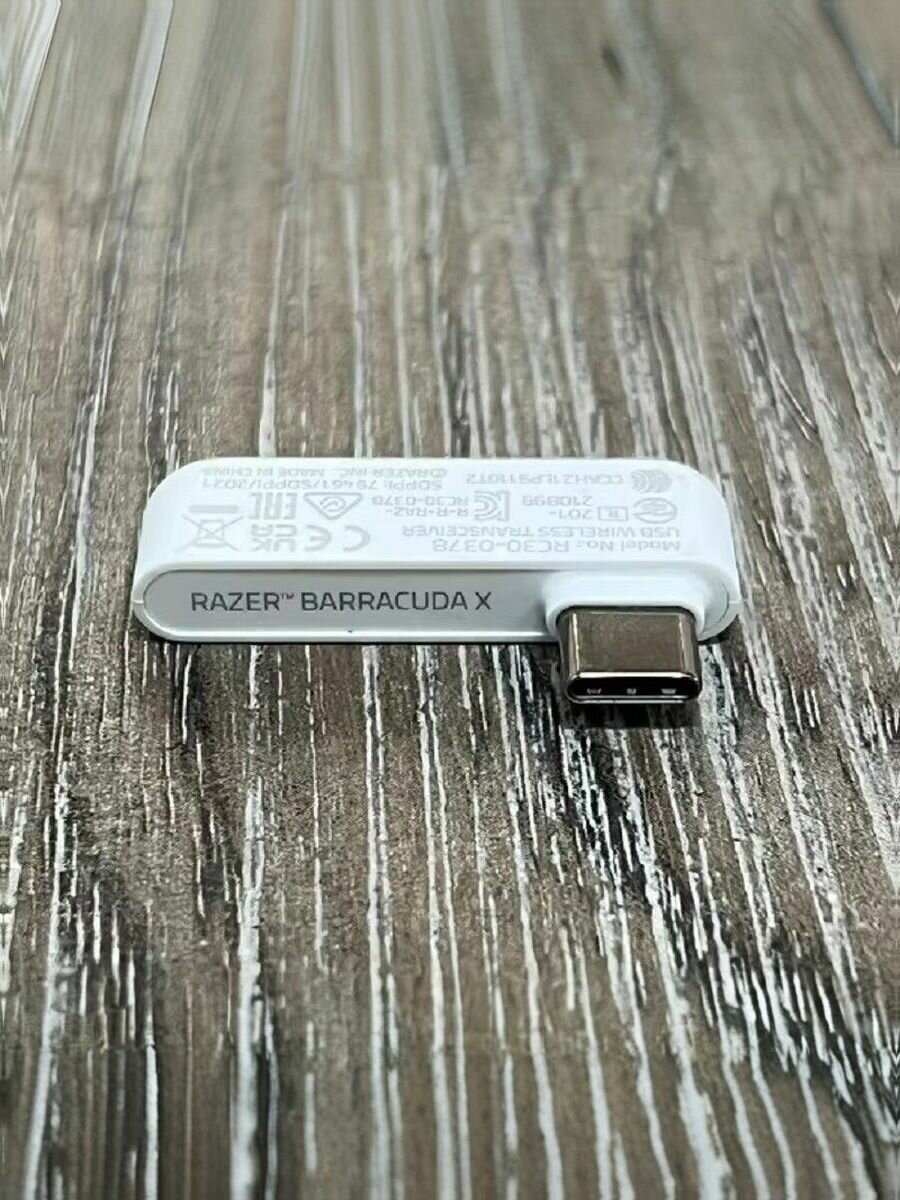 Адаптер-приемник 0378 для Razer Barracuda X USB-донгл 2,4 ГГц (беспроводные наушники 2022 года)