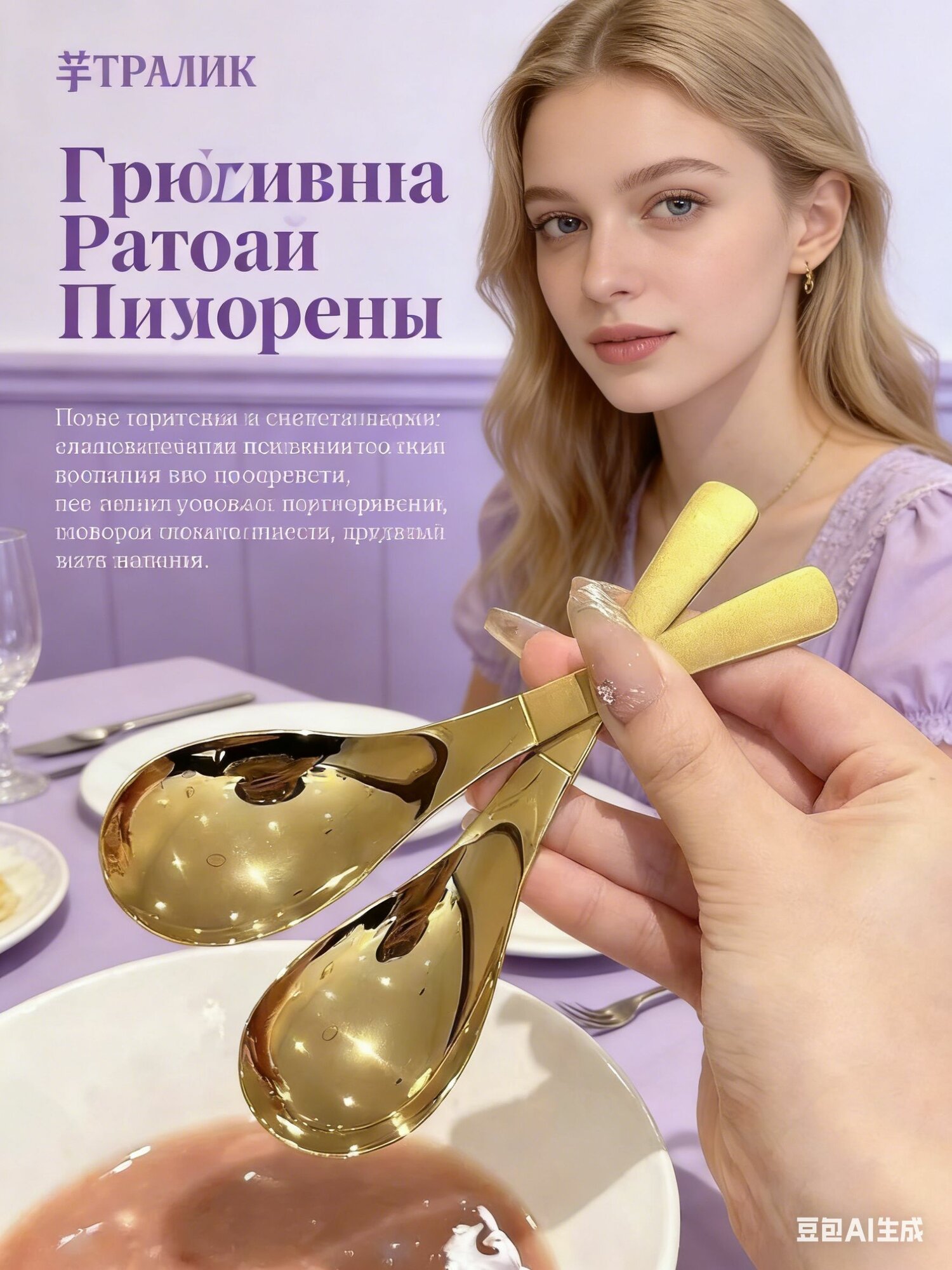IKEA Ложка столовая 2 предм. золотой столовые приборы для сервировки стола набор ложек