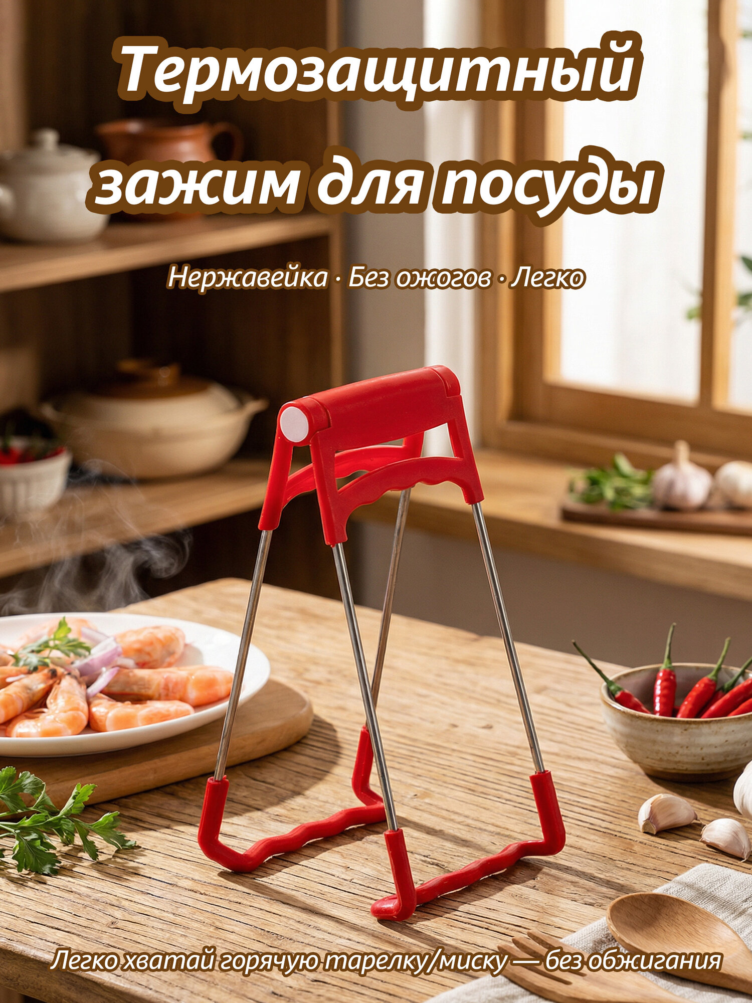 Щипцы-ухваты для аэрогрилей из нержавеющей стали, щипцы для подносов пароварок, термостойкие кухонные зажимы для подъема подносов пароварок, тарелок для духовок и мисок.