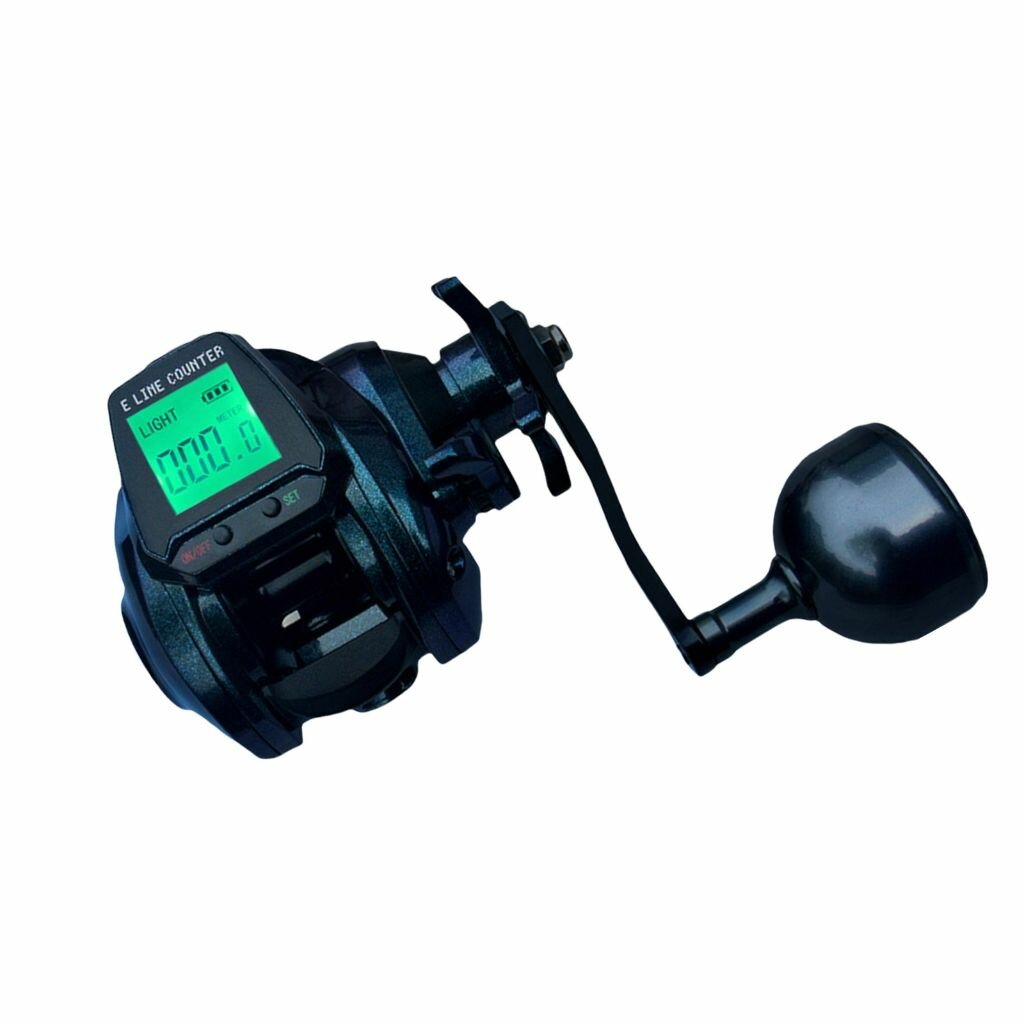 Электронная катушка для рыбалки с LED экраном 7.2:1