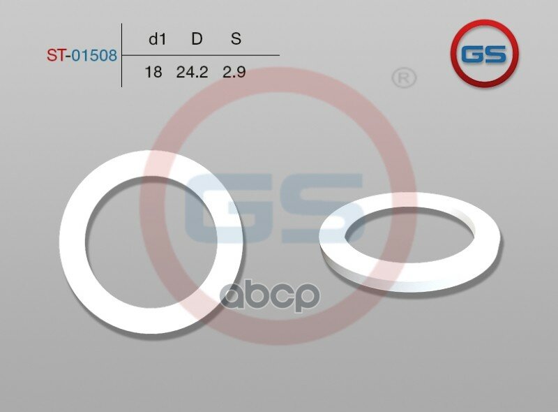 Тефлоновое кольцо 18*24,2*2,9 GS арт. ST-01508