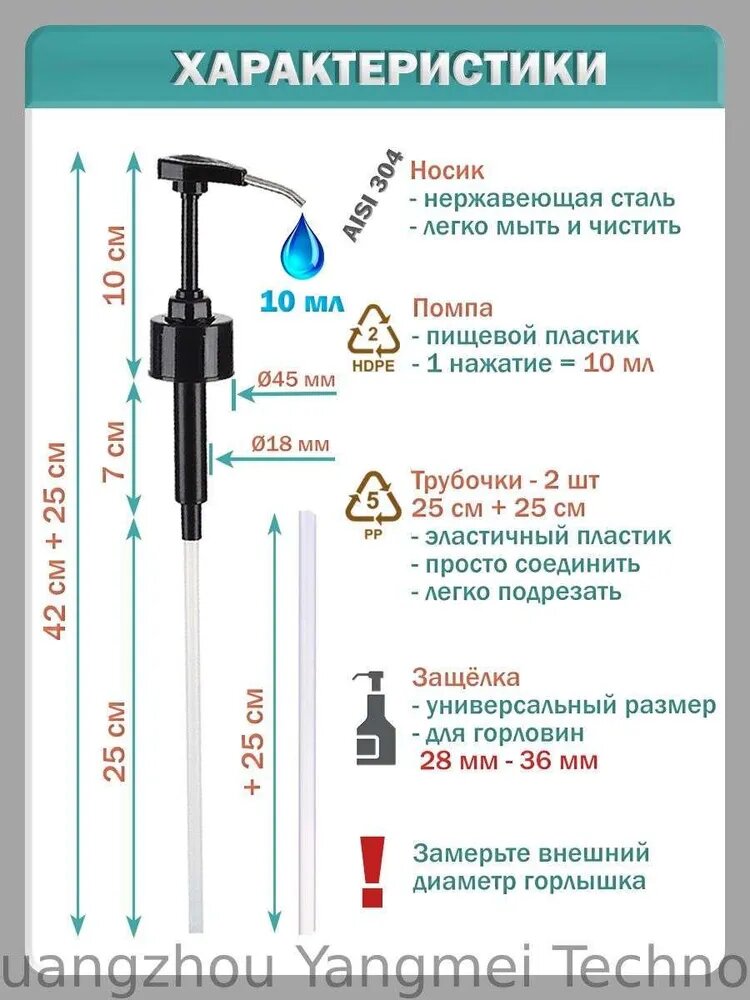 Дозатор для напитков 1 шт. — фото 1