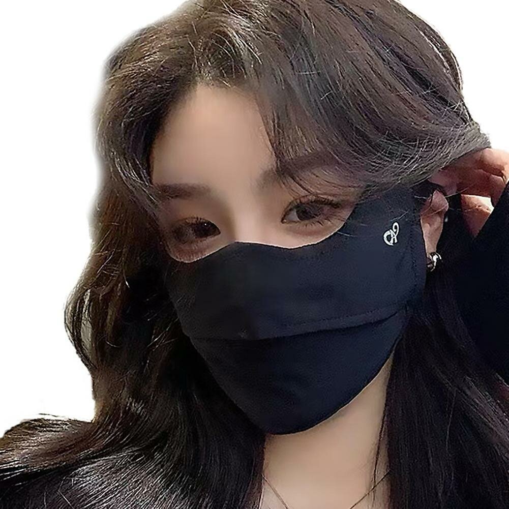 Маска для лица от солнца из льна, 3D защита от ультрафиолета