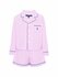Пижама Polo Ralph Lauren Striped piping pajamas, размер 4 года, розовый