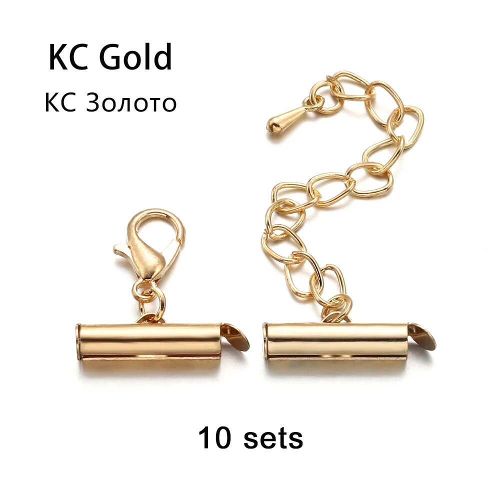 Комплект застежек-омаров St.kunkka 10 комплектов 16mm, KC Gold 10Set