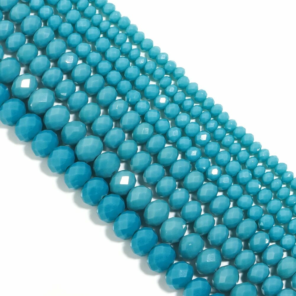 Хрустальные бусины Linsoir Beads 3 4 6 8 мм 4mm approx 100pcs, Синий, Peacock Blue
