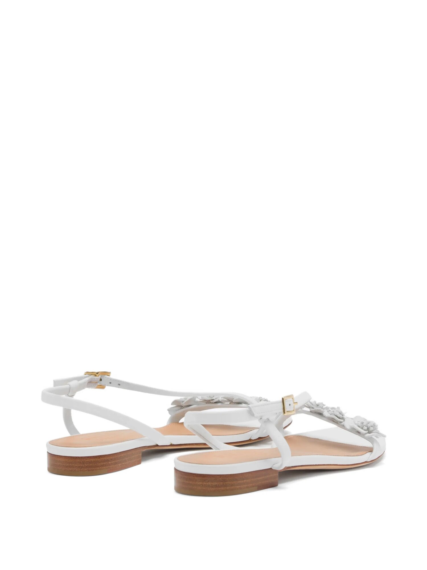 Босоножки Malone Souliers Serra, размер 38, бежевый/белый — фото 1