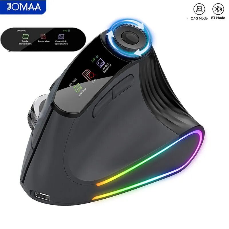 JOMAA Мышь беспроводная MOUSE150, черный