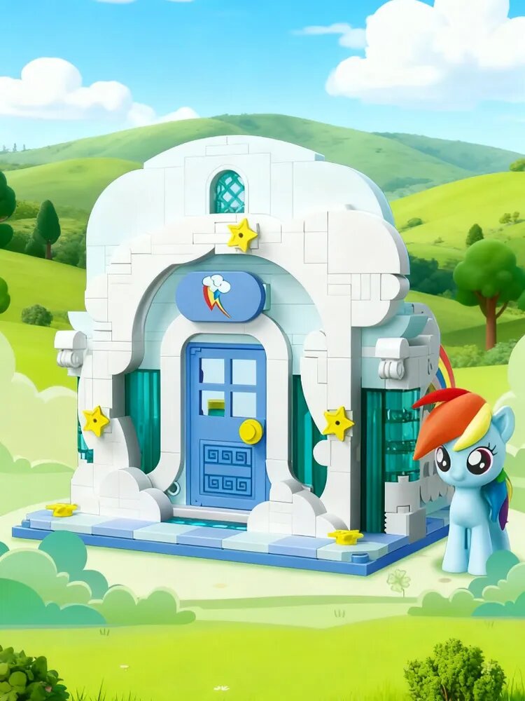 Конструктор My Little Pony - Коллекционная Фигурка, Детские Игрушки и Подарок