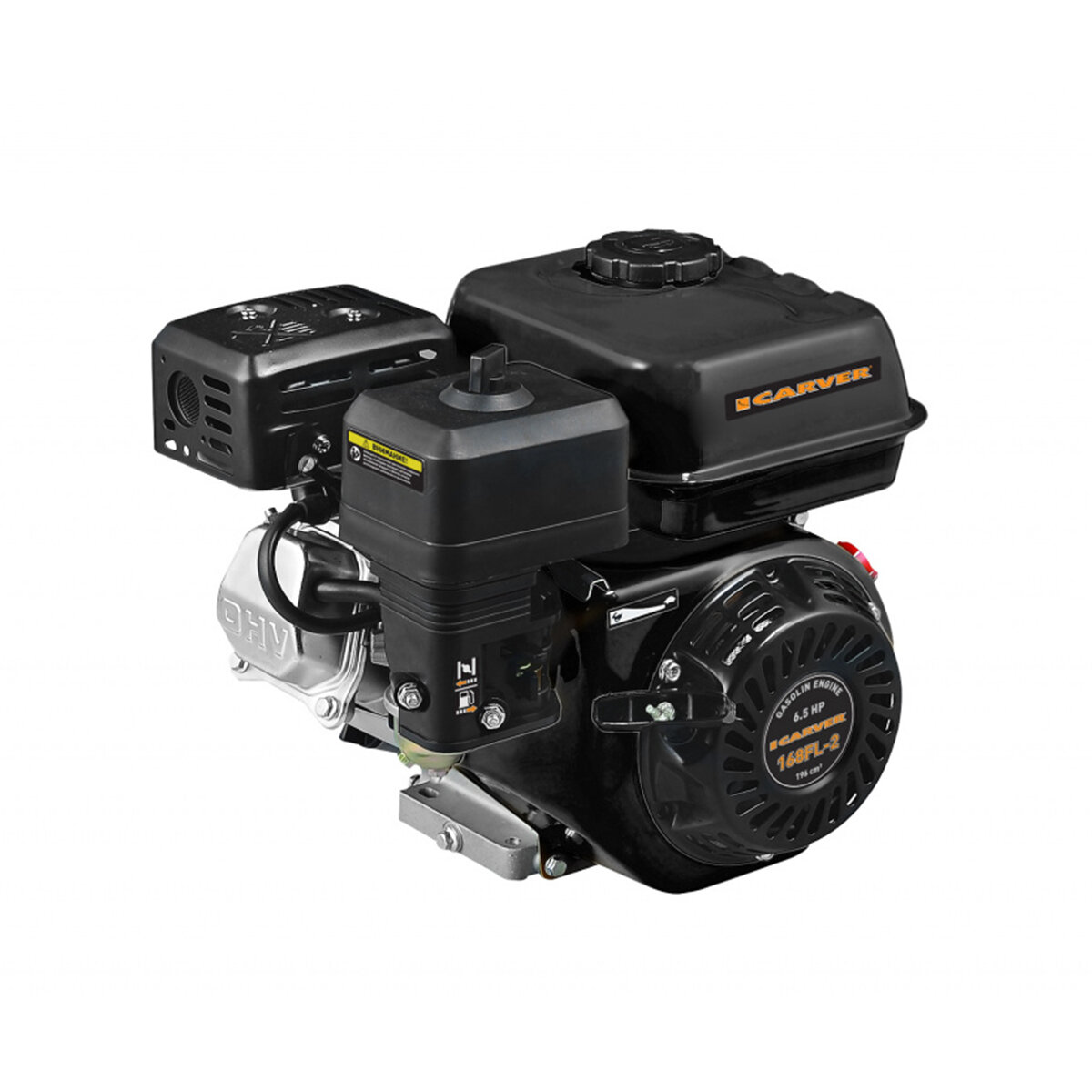 Двигатель Carver 168FL-2 (01.010.00128) черный, бензиновый, 6.5 л. с.