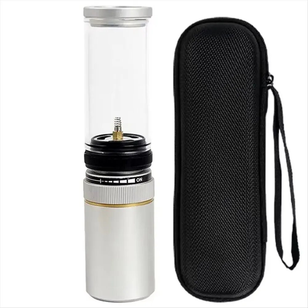 Ветрозащитный портативный газовый фонарь для кемпинга, регулируемый уличный фонарь-свеча, для альпинизма, рыбалки и барбекю.