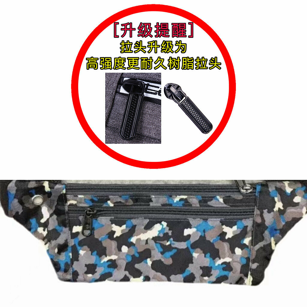 Оптовая продажа от производителя: облегающая поясная сумка, камуфляжная, клетчатая, однотонная, простой кошелек, спортивный невидимый легкий портативный кошелек для монет.