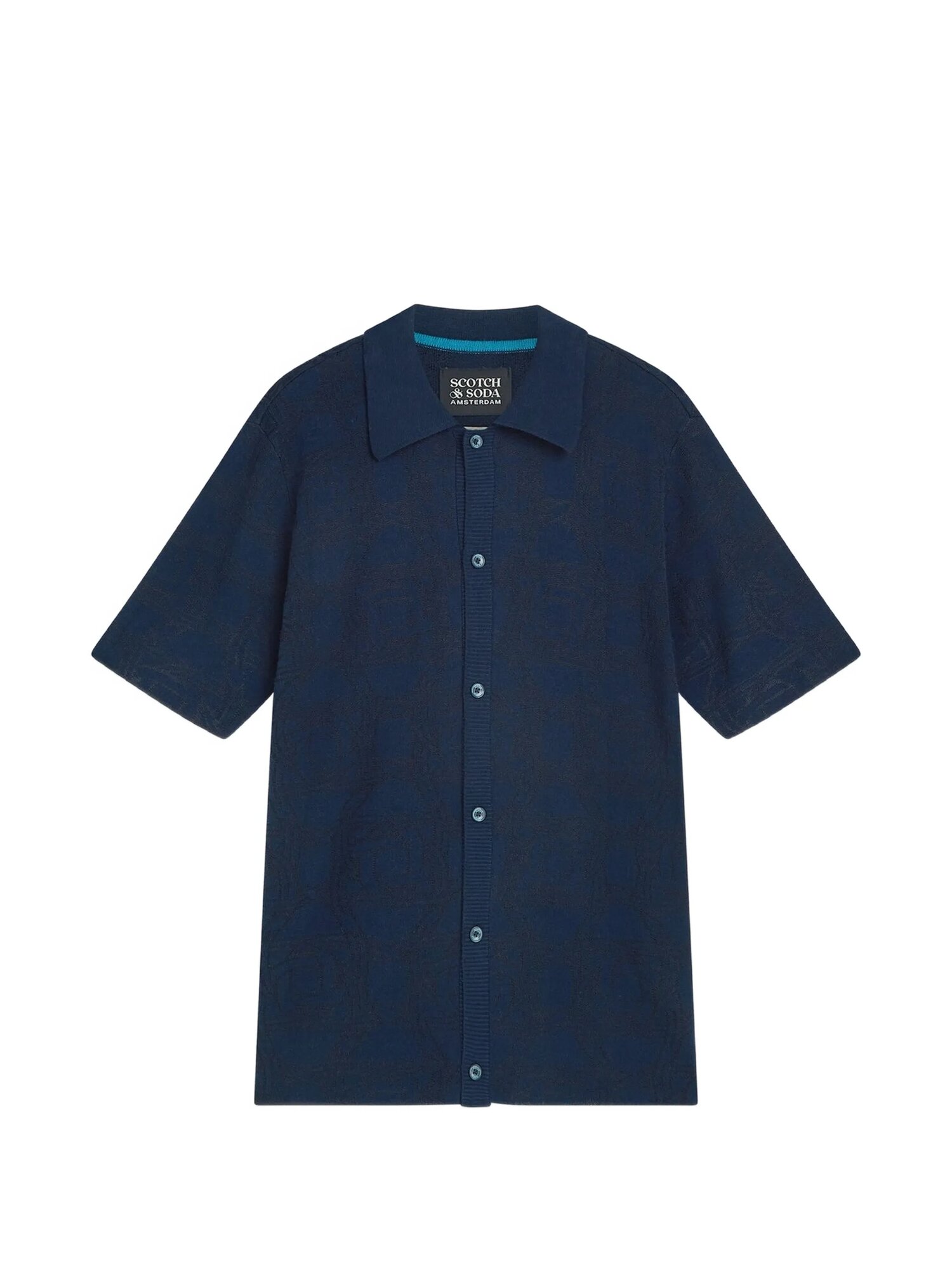 Рубашка Patterned-jacquard button-up shirt