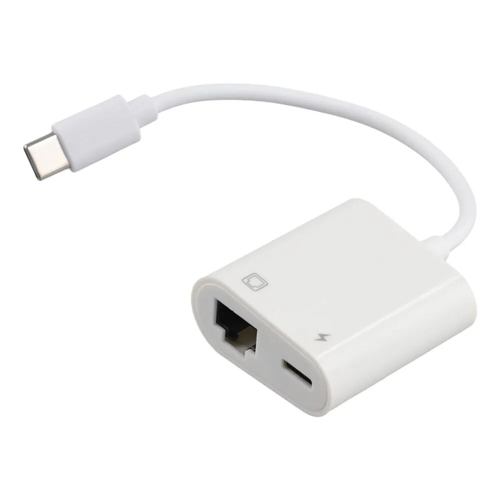 Адаптер Ethernet типа C OTG USB C на RJ45 Ethernet LAN Конвертер проводной сети 100 Мбит/с для планшета мобильного телефона типа C