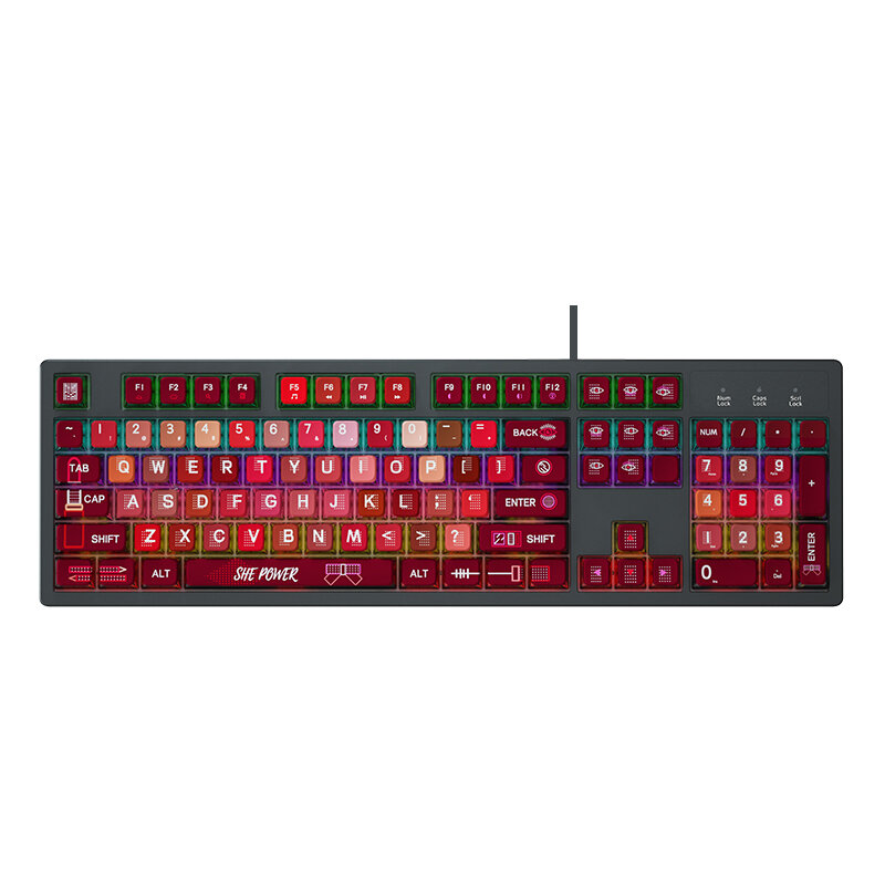 Клавиатура унисекс Dareu 6190905, Red Switch