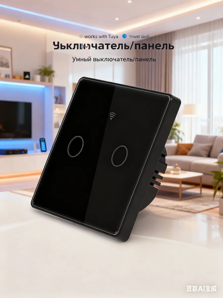 Сенсорный умный выключатель| Универсальный| WiFi/Zigbee