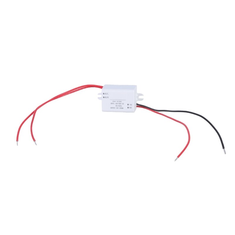 Адаптер Питания AC85V ~ 265V в DC15V 200mA Эффективный Модуль Регулятора Напряжения Преобразователь для Камер с Низким Энергопотреблением