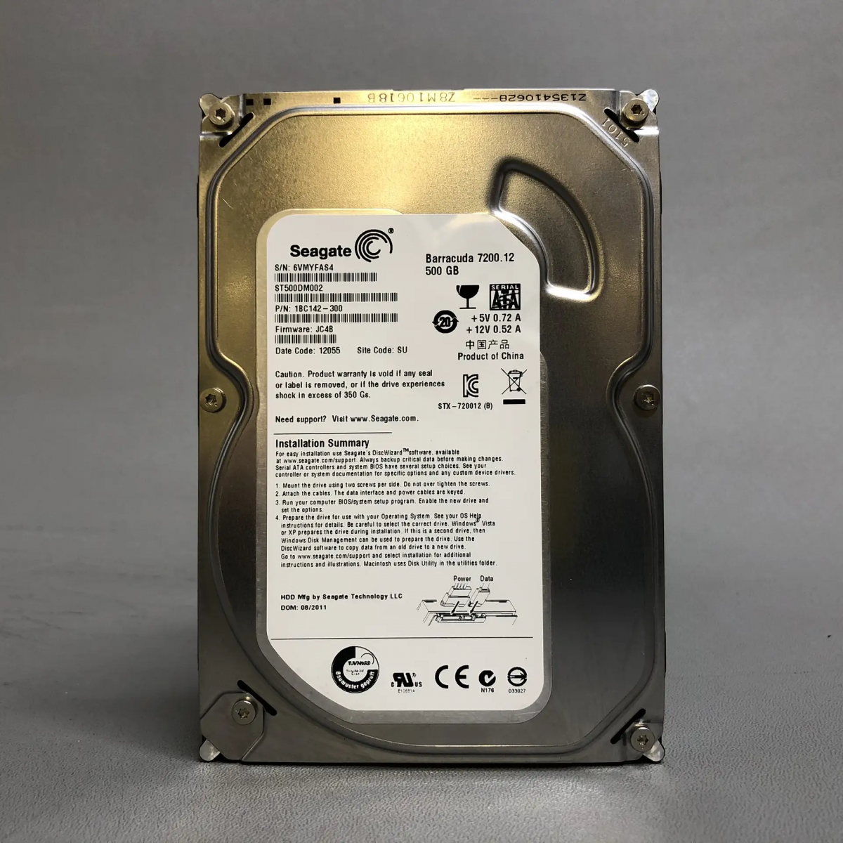 Жесткий диск Seagate ST500DM002 500 ГБ (AS4)