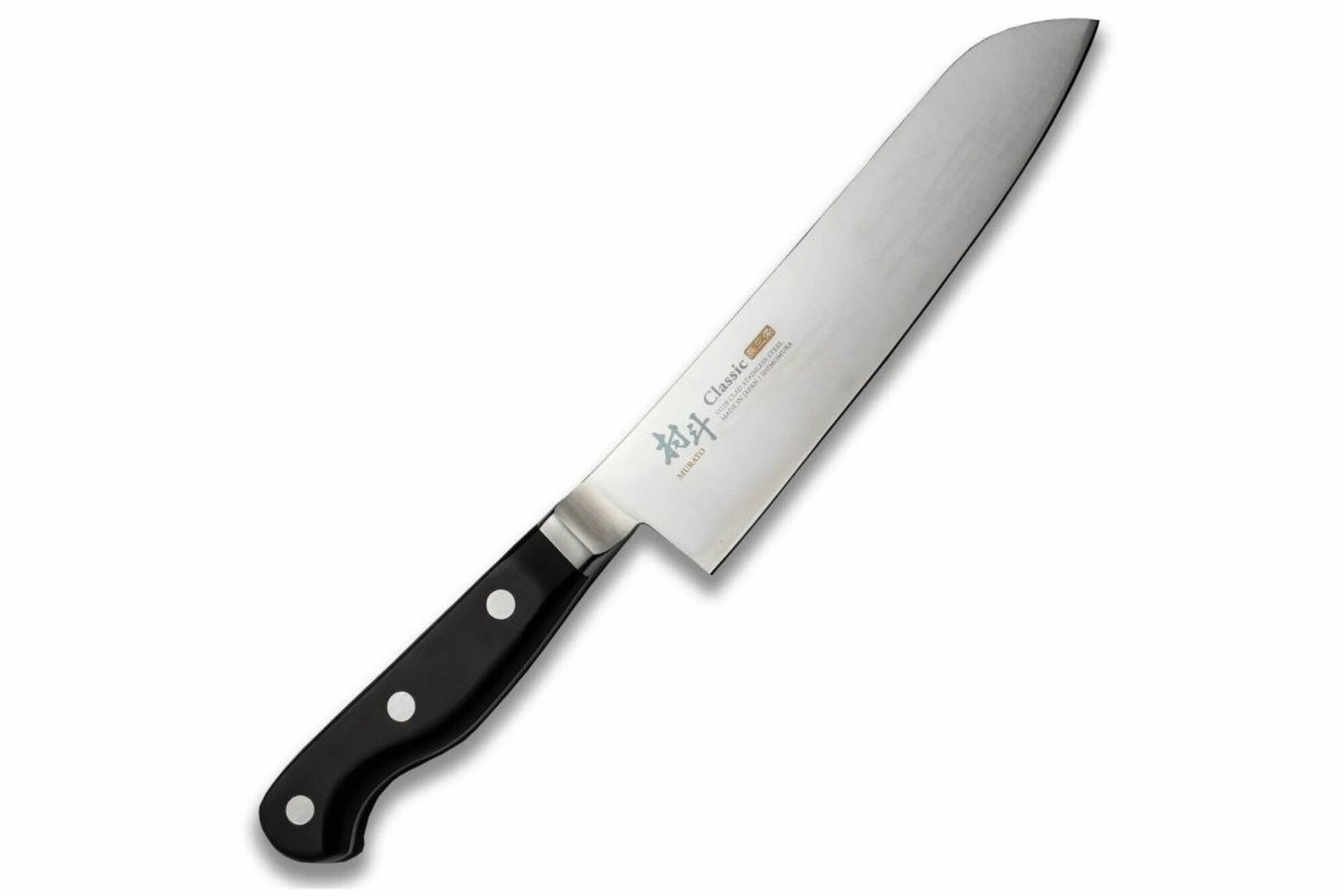 Нож кухонный Shimomura MCL-101 MURATO Classic (сталь VG-10), Сантоку 170 мм, рукоять Pakka wood, Япония