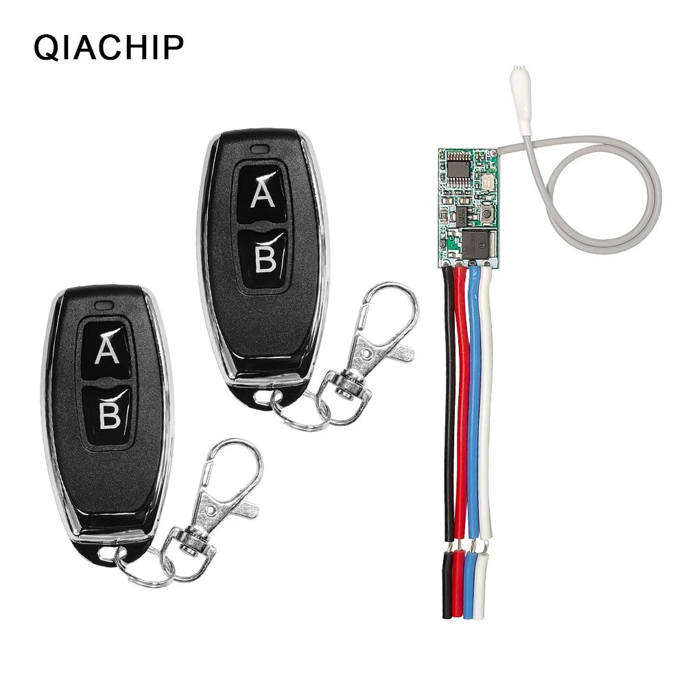 Беспроводной пульт QIACHIP KT05-4, Цвет: 2 RC and 1 Receiver