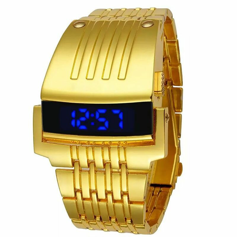 【Новинка】Электронные часы наручные с подсветкой, для мужчин и женщин, антистресс, стильный подарок