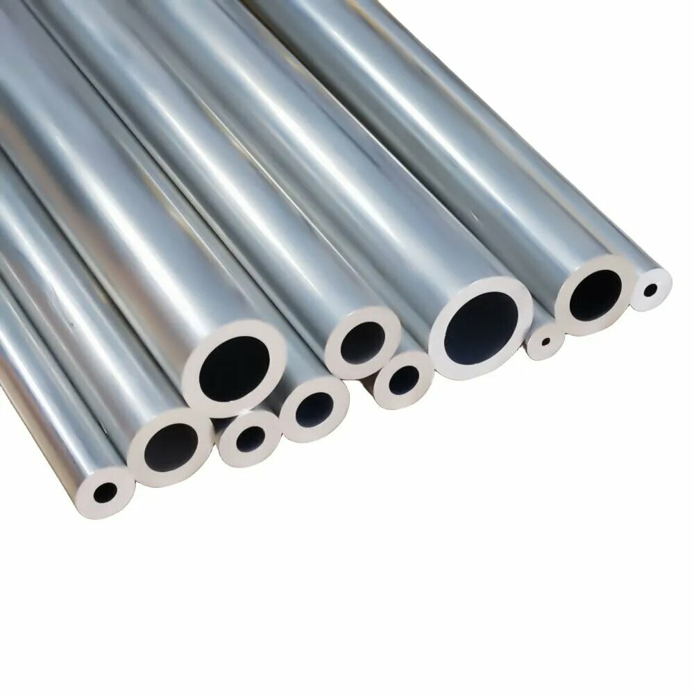 FUYI Трубка из алюминиевого сплава 36x26x500мм, толщина стенки 5мм тонкостенные круглые алюминиевые трубы, внешний диаметр 36мм, внутренний диаметр 26мм, длина 500мм