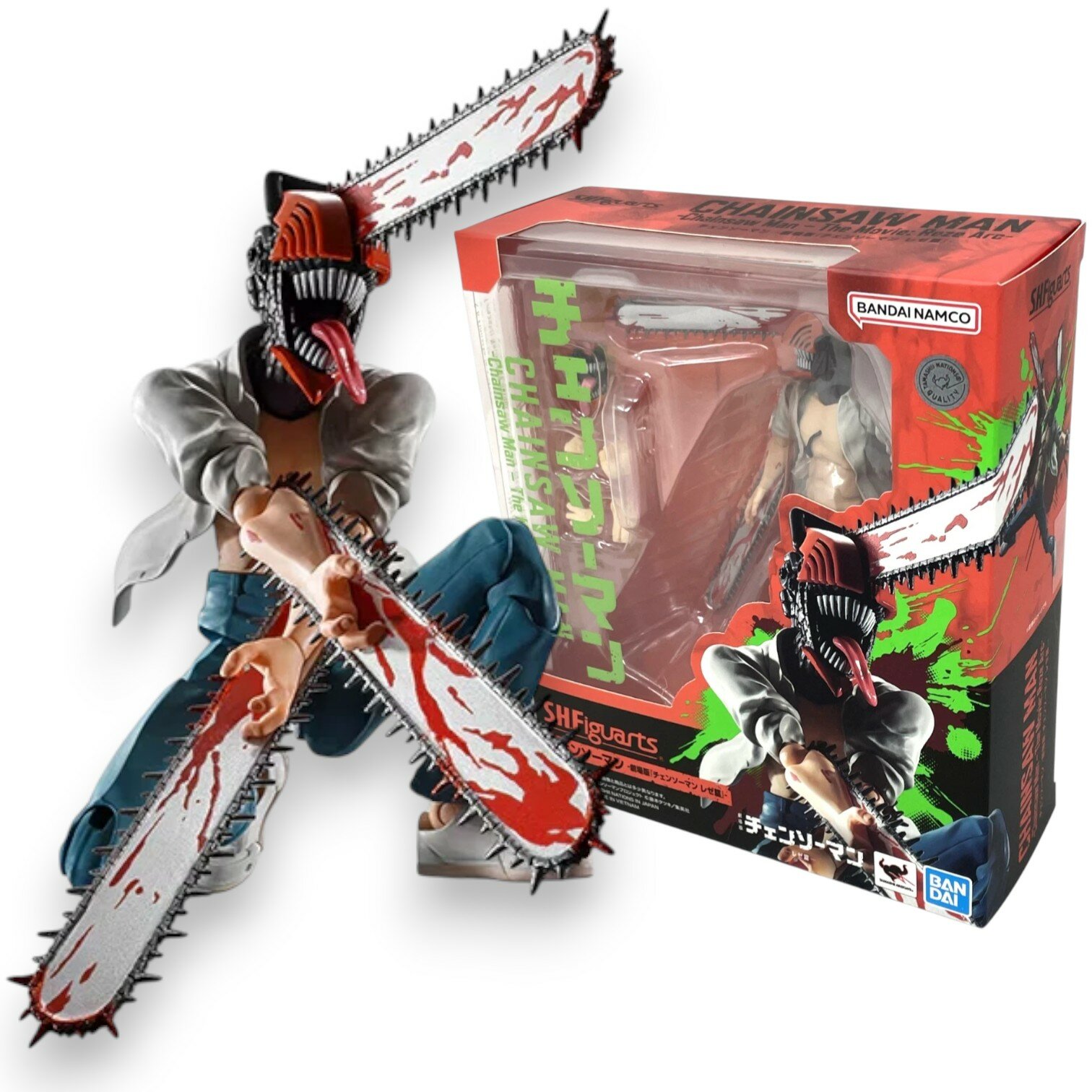 Фигурка Человек-бензопила "История Резе" от Bandai SH Figuarts