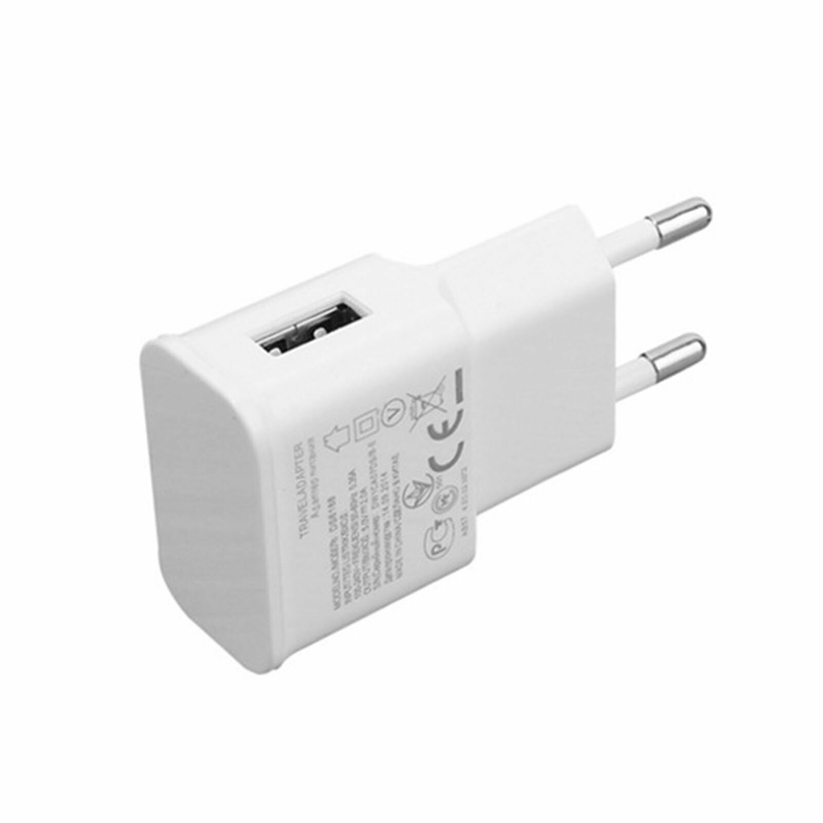 Европейская вилка USB настенного зарядного устройства с одним портом 9V-1.67A 5V-2A адаптер питания с функцией адаптивной быстрой зарядки для мобильного телефона