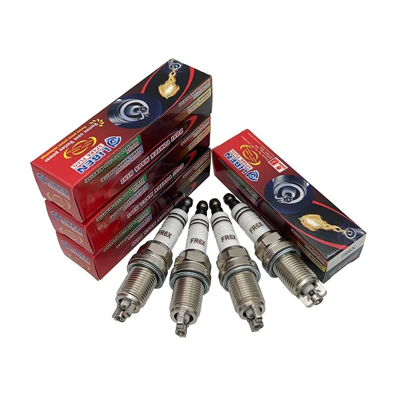 4 шт. высокопроизводительных иридиевых свечей зажигания VORTEX IRIDIUM FR6X (патент) для BKR6EIX, IK20, IFR6J11, BKR5EIX, IK16, FR7DC, BKR6EGP, BKR5EIX11, IK20TT