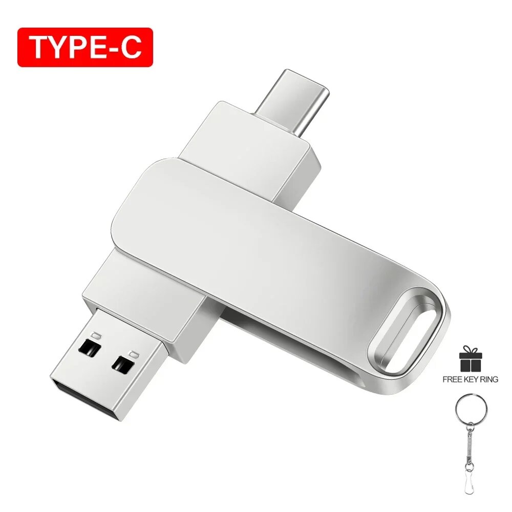 USB-флешка JASTER 4 ГБ Type-C, металлическая