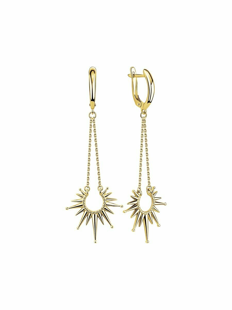 Серьги с подвесками, серебро, 925 проба