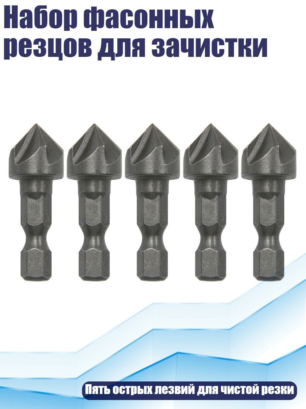 Набор фасонных резцов для зачистки