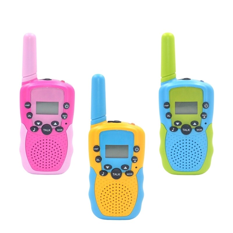 Комплект из 3 Детских Портативных Раций с дальностью действия 3 км, USB-питание, Игрушки для Кемпинга на открытом воздухе, Обновления для Мальчиков и Девочек в возрасте от 4 до 10 лет