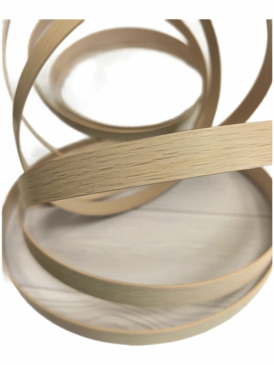 Кромка мебельная ПВХ без клея 2х19 мм, намотка 5м, цвет Дуб Атланта