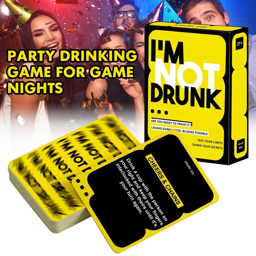 Настольная игра для взрослых (английская версия) - алкогольная вечеринка, жесткий юмор