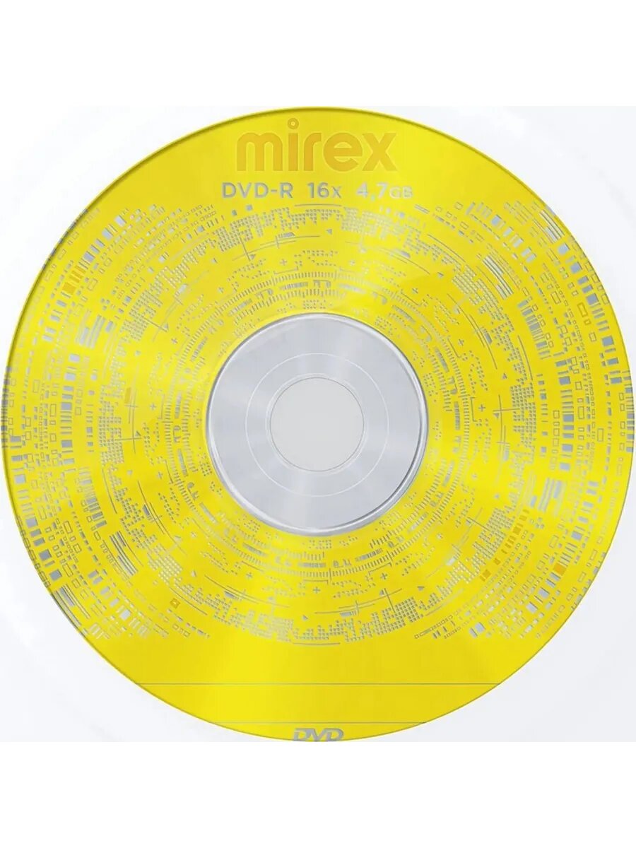 Накопитель DVD-R 16x Mirex в конверте, 1 шт.