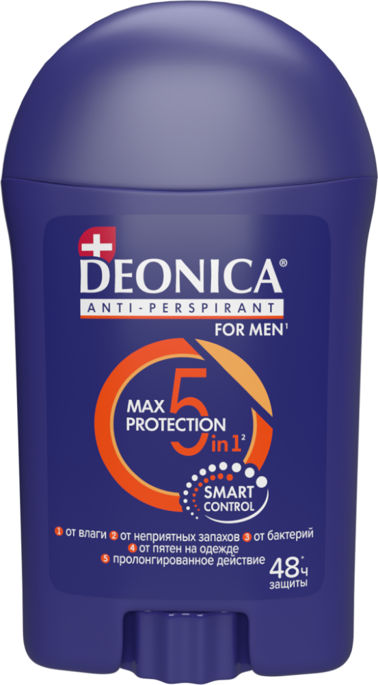 Deonica for men антиперспирант-стик 5 protection 40 мл