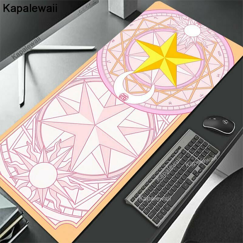 Игровые коврики с мышками 900x400x3mm аниме, розовый, XXL