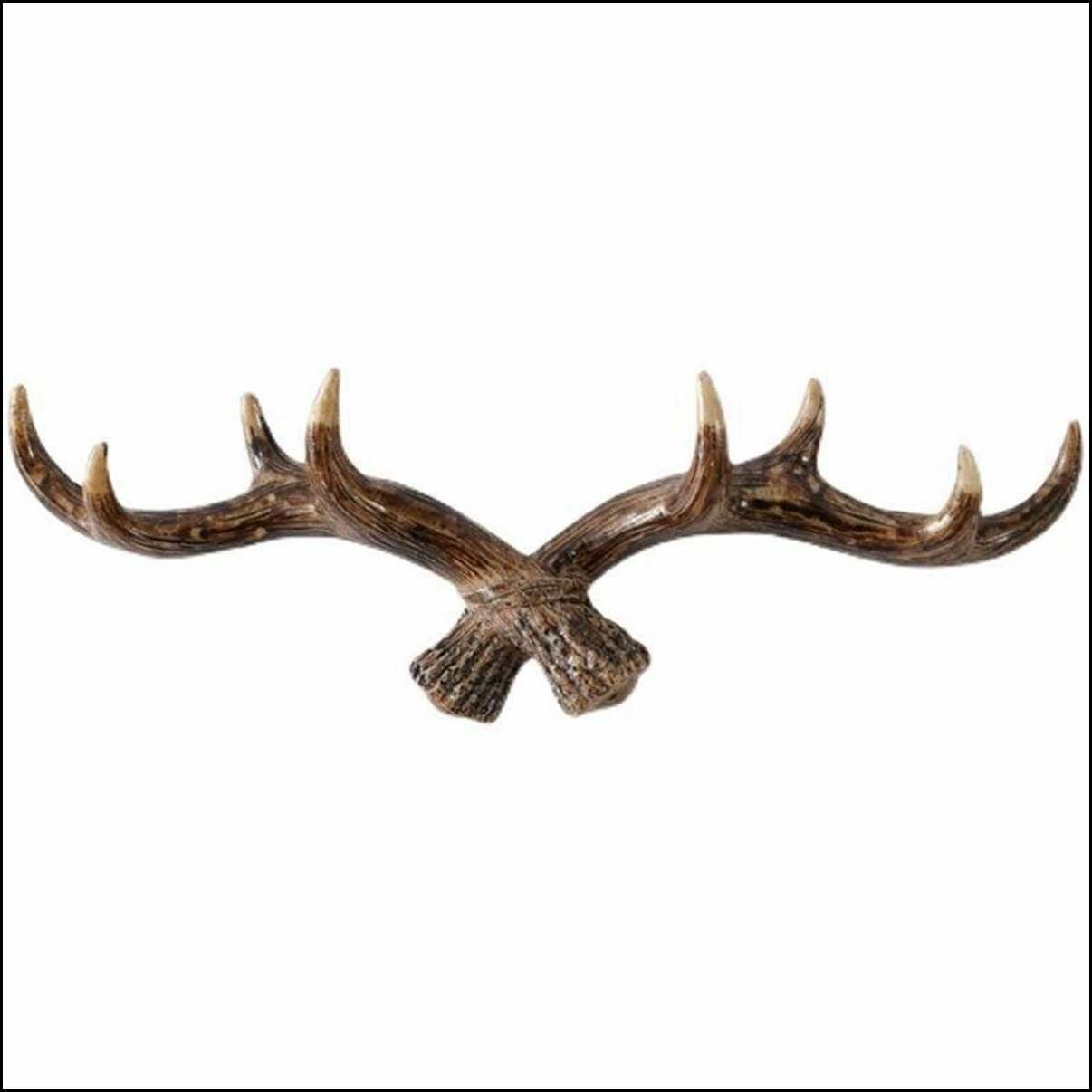 Винтажные настенные крючки в виде оленьих рогов B