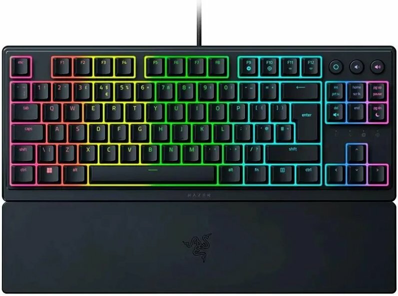 Клавиатура Razer RZ03-04881600-R3R1 Ornata V3 Tenkeyless Black игровая